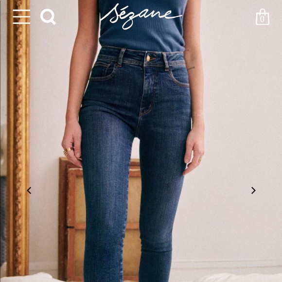 Sezane | Jeans | Sezane Perfect Slim Denim Jeans | Poshmark